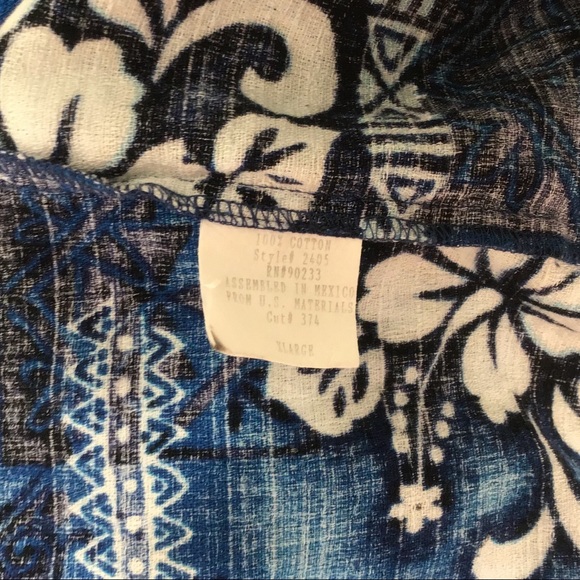 Bullhead | Shirts | Vintage Bullhead Men Hawaiian Blue Short Sleeve Xl ...